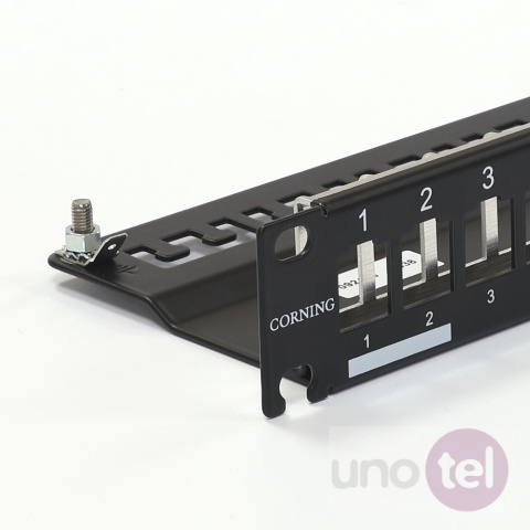 Patch panel niewyposażony 24xRJ45 1U 19" CORNING | unotel.pl